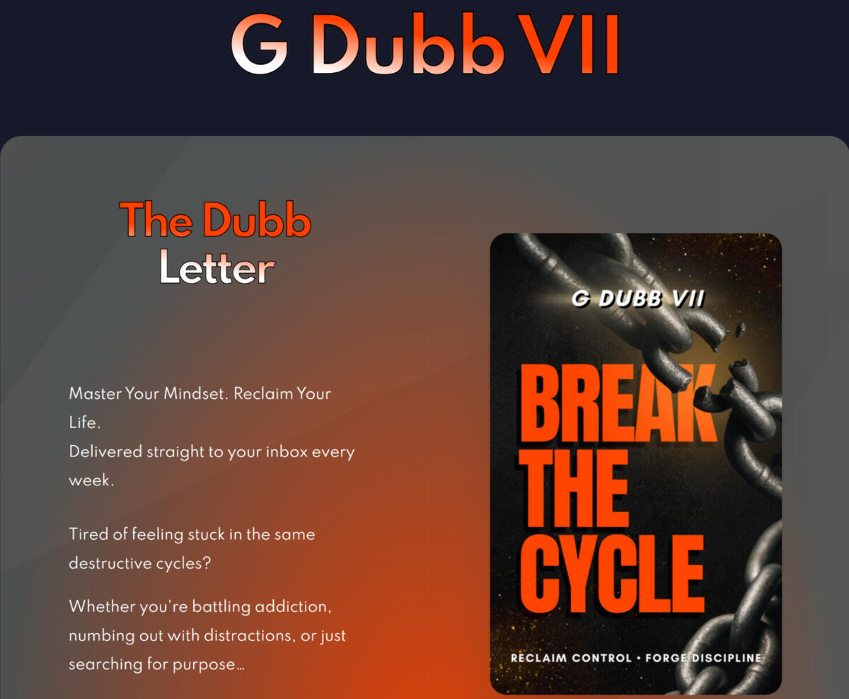 G Dubb VII The Dubb Letter